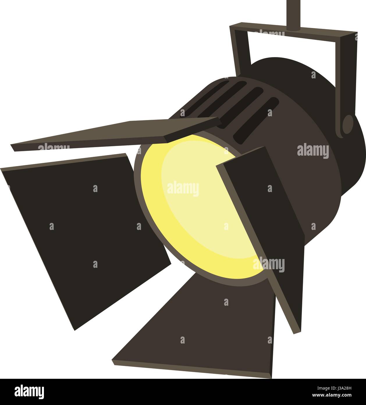 Movie or theatre spotlight icon, cartoon style Stock Vector Image & Art ...