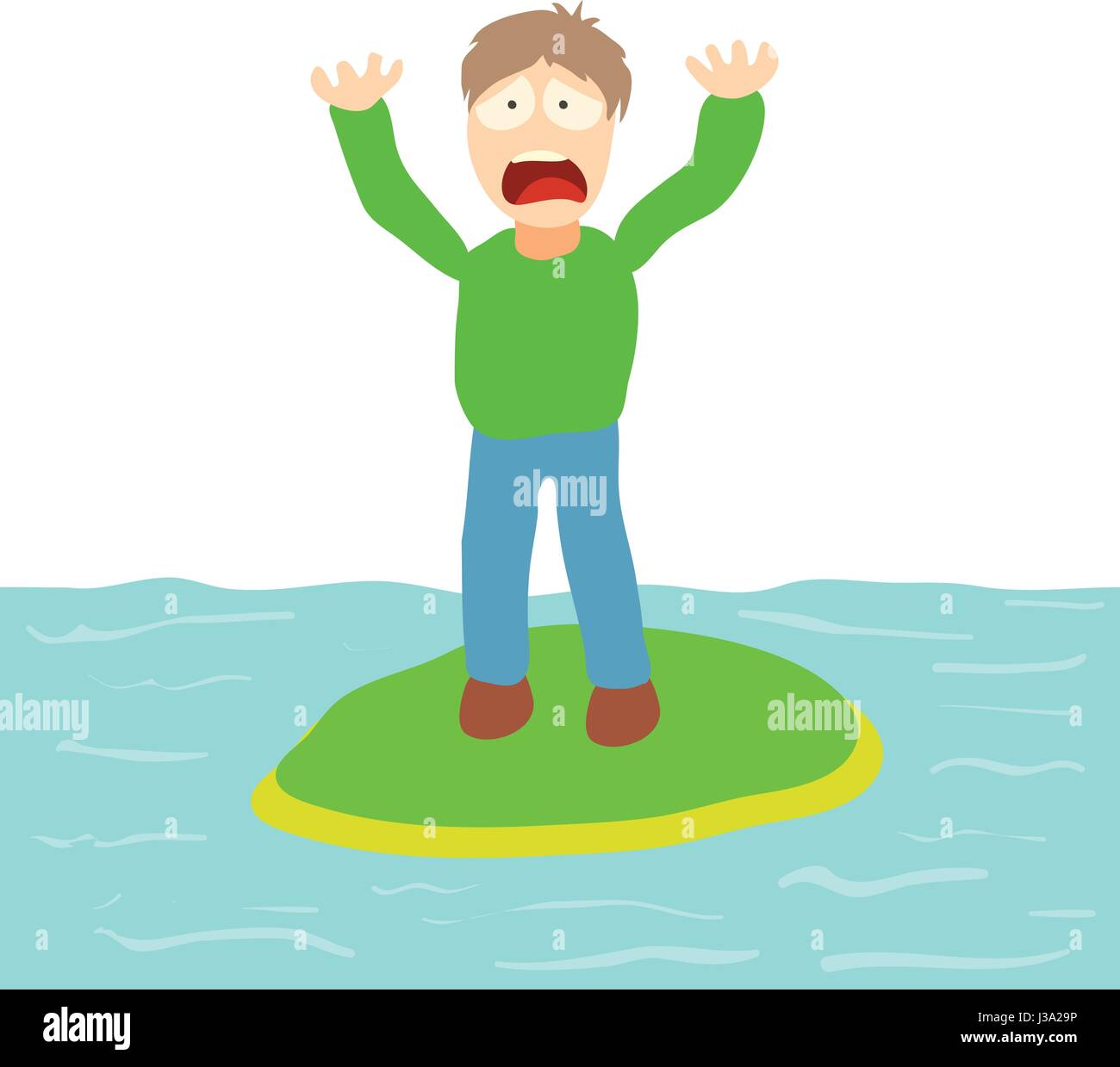 Aquafobia Stock Vector Images - Alamy