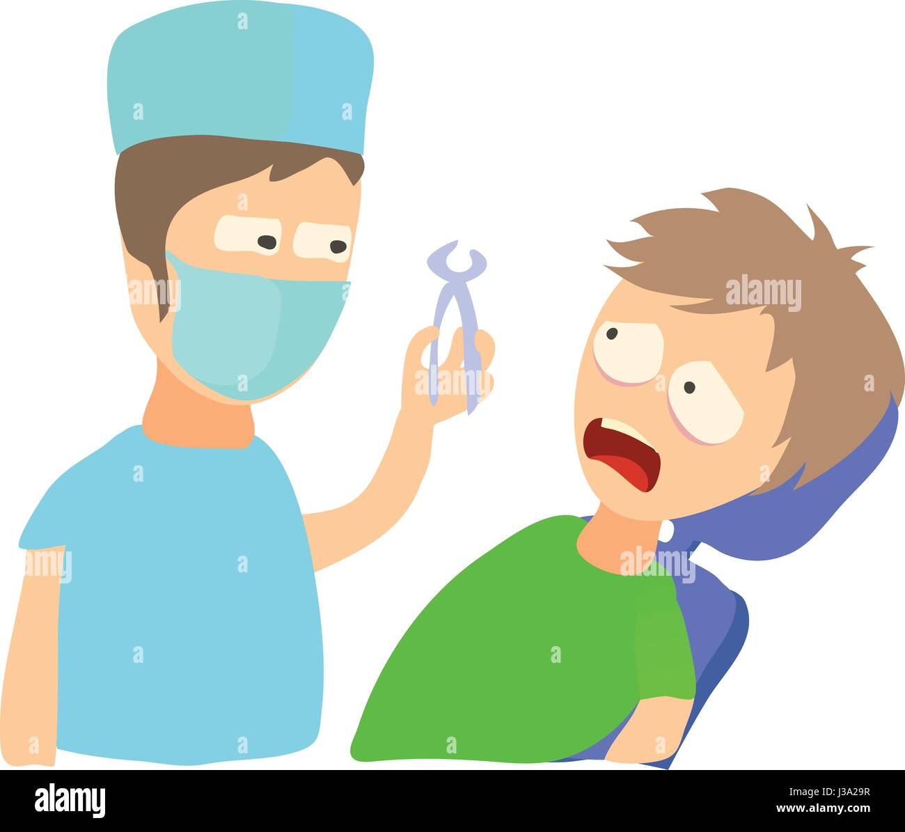 Dentophobia Stock Vector Images - Alamy