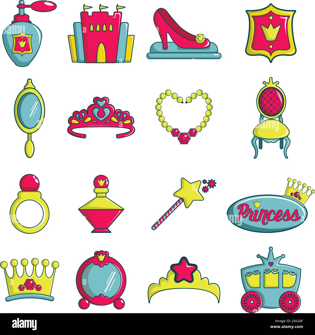 Princess shoe icon hi-res stock photography and images - Alamy
