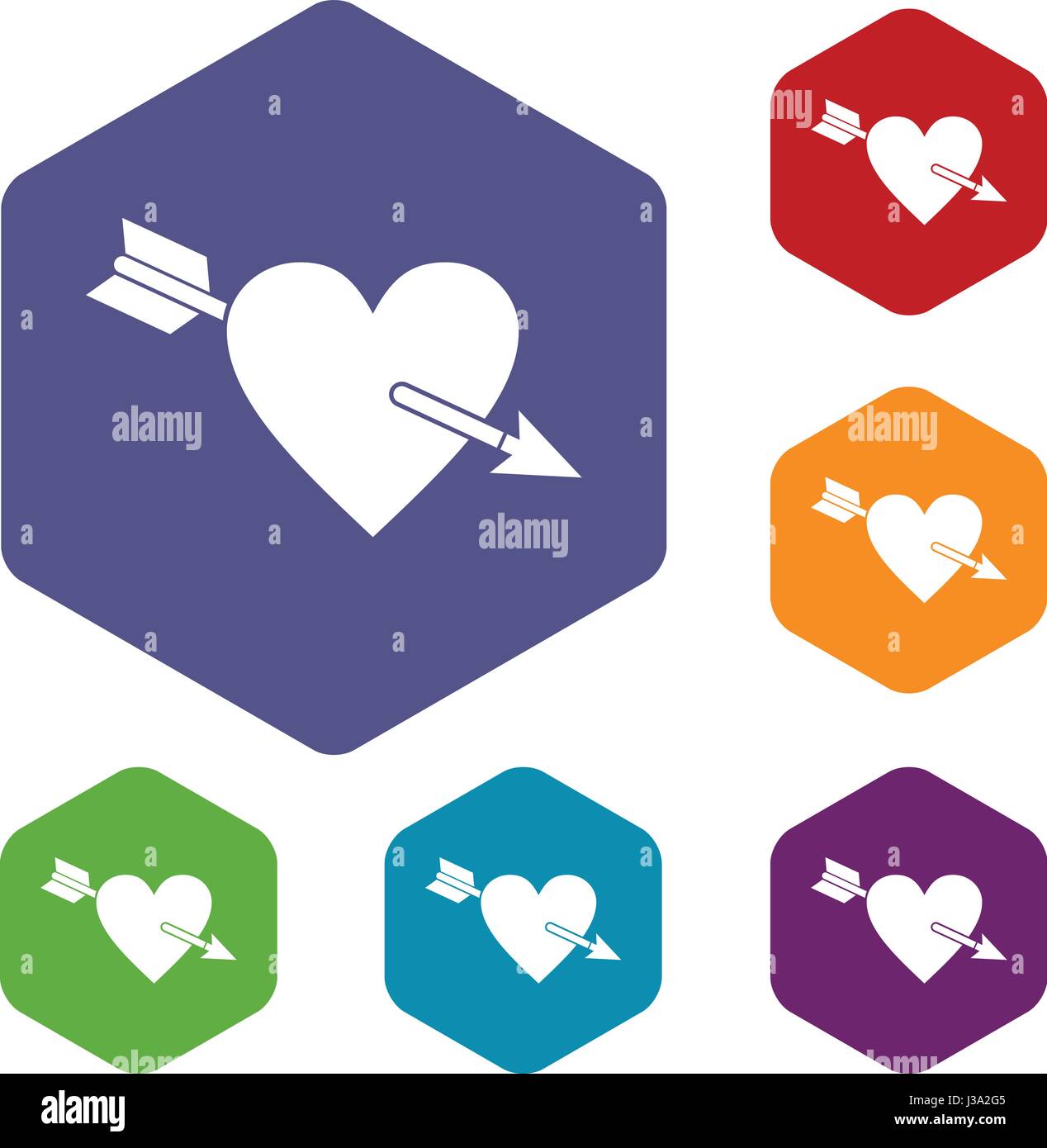 Hexagon symbolic Stock Vector Images - Alamy