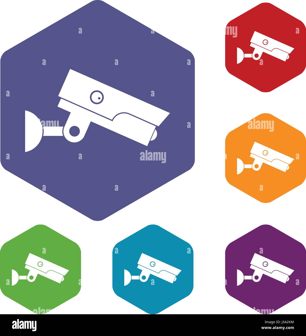 Cam hexagon hi-res stock photography and images - Alamy