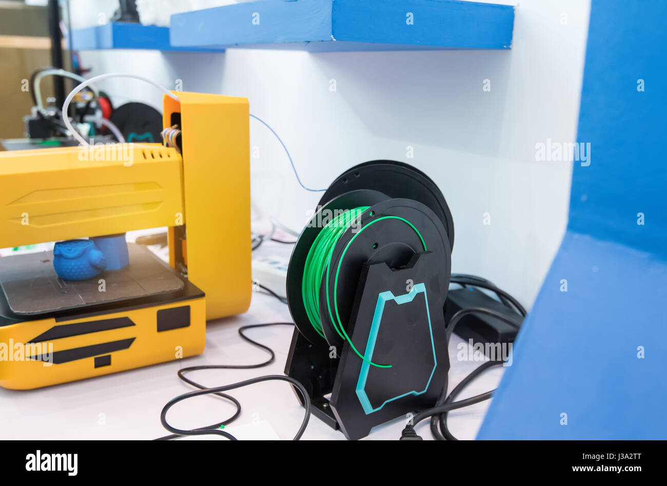 3D printer,Three dimensional printing machine Stock Photo - Alamy