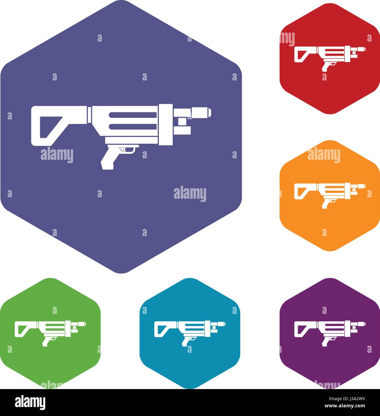 Cyber hexagon logo hi-res stock photography and images - Alamy