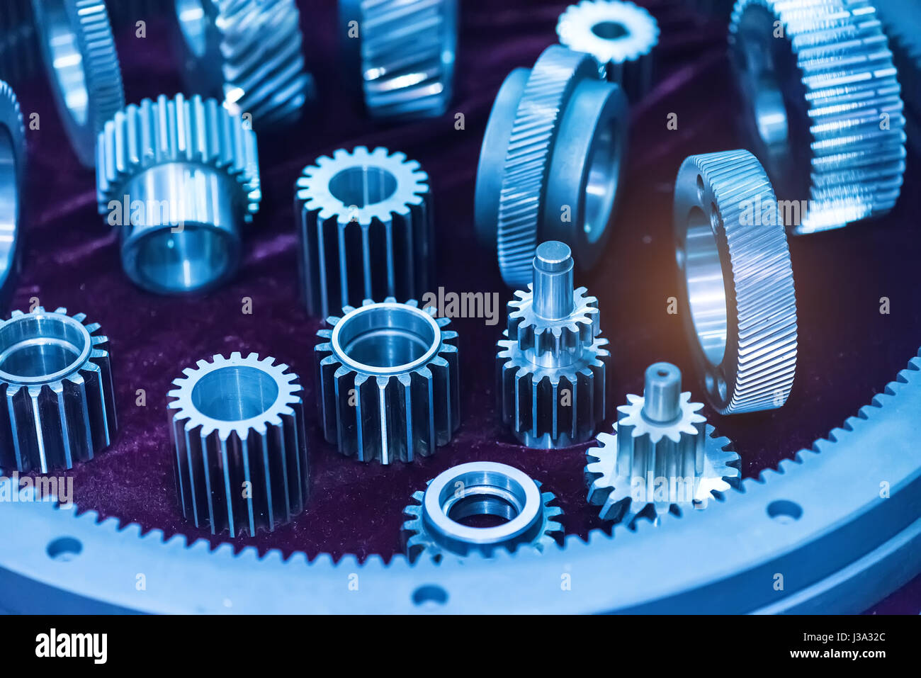 metal cog gears Stock Photo - Alamy