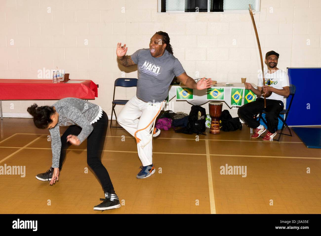 Event inaugurating a new facility at the local community centre, Coley ...
