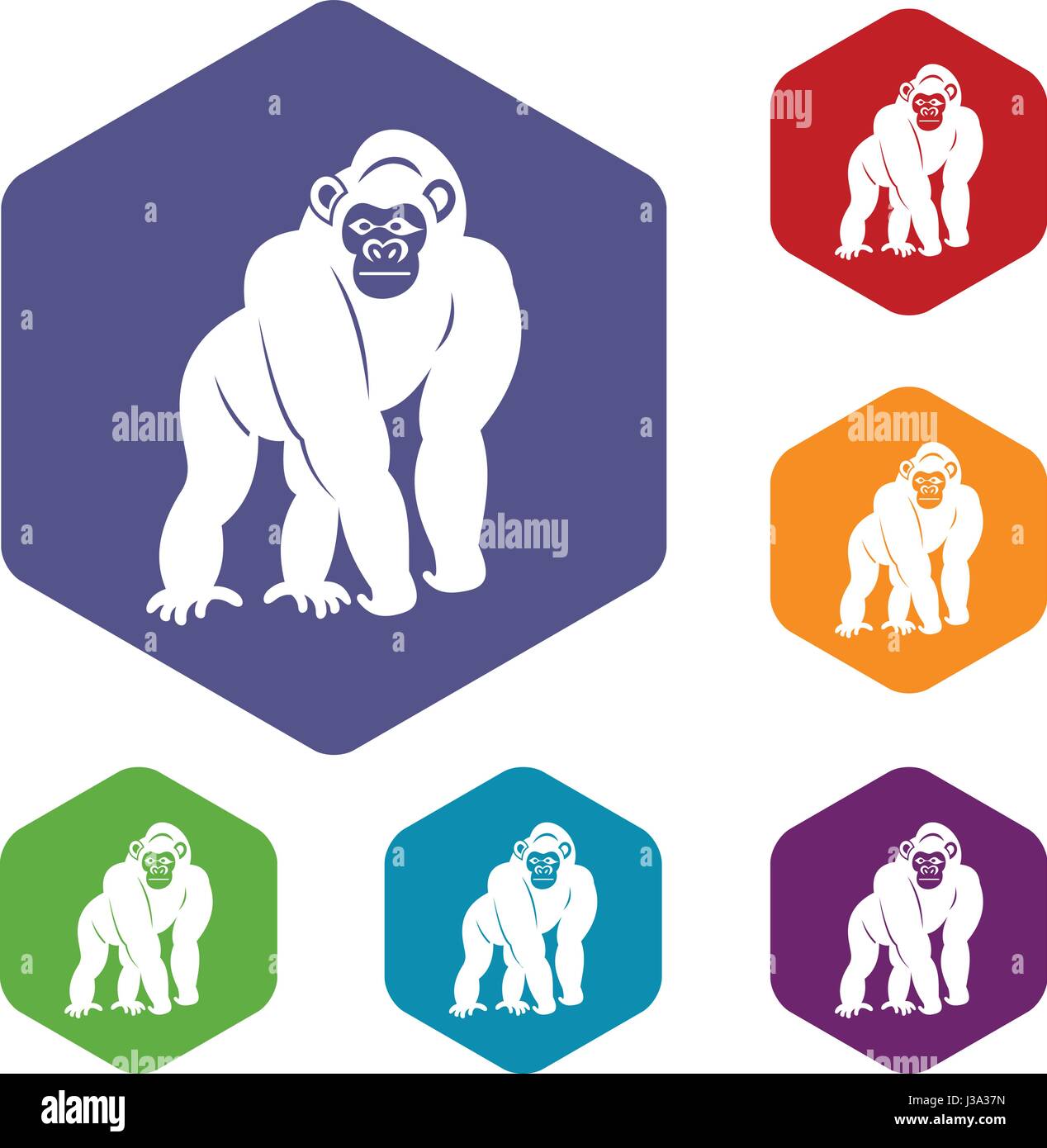 Bonobo icons set hexagon Stock Vector Image & Art - Alamy Bonobo icons set hexagon Stock Vector Image & Art - Alamy