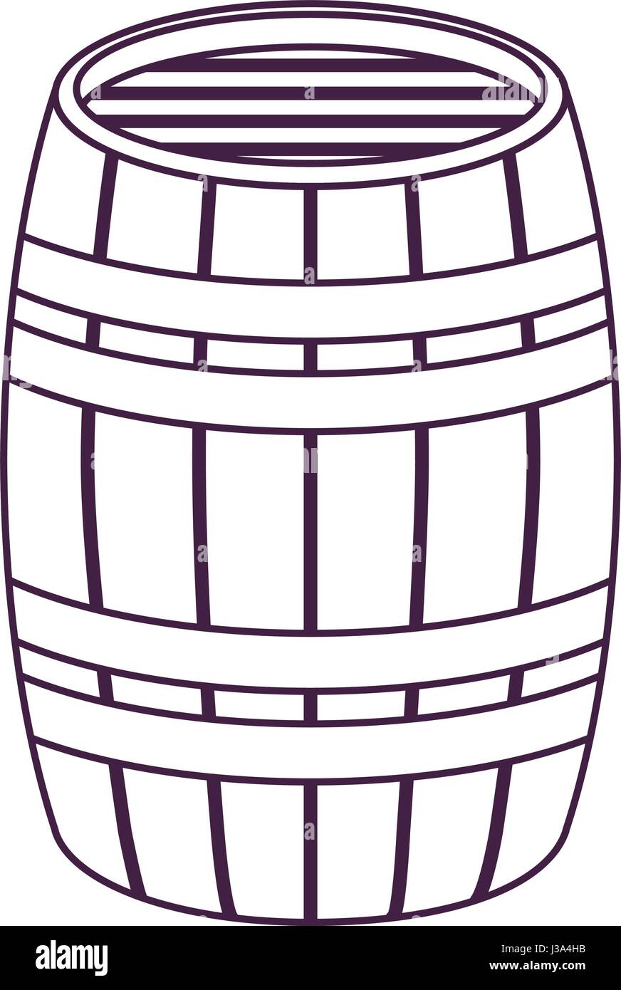 Isolated beer barrel design Stock Vector Image & Art - Alamy