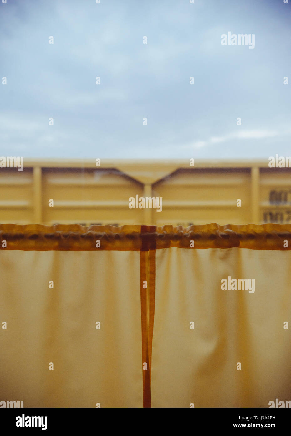 Train curtains hi-res stock photography and images - Alamy