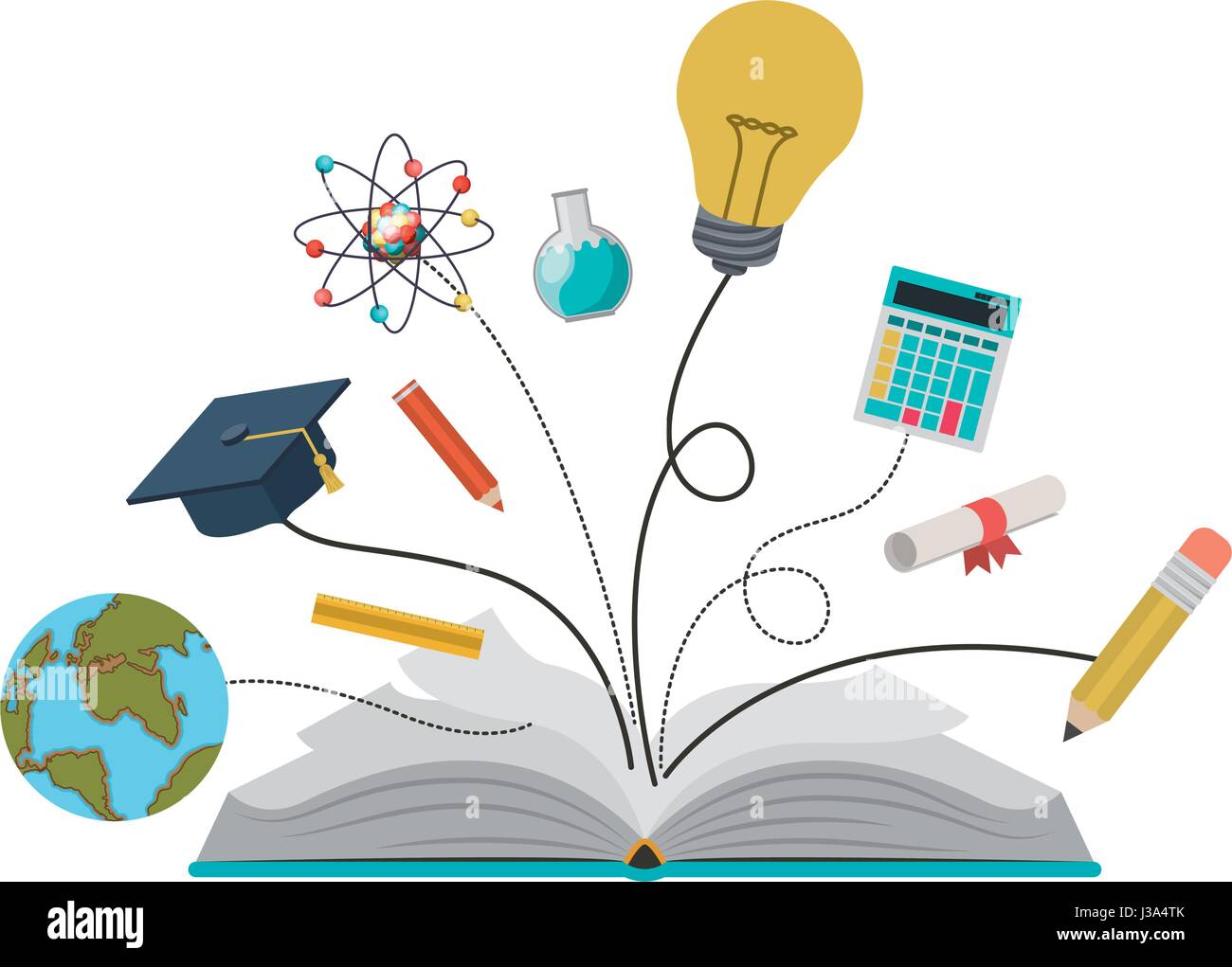 School supply and object design Stock Vector Image & Art - Alamy