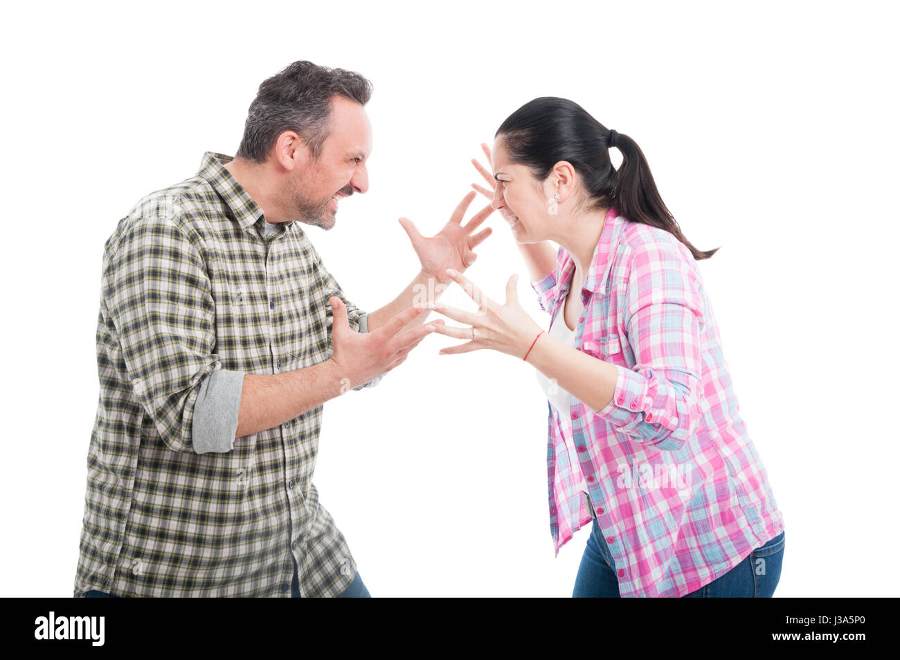 Angry Couple Fighting