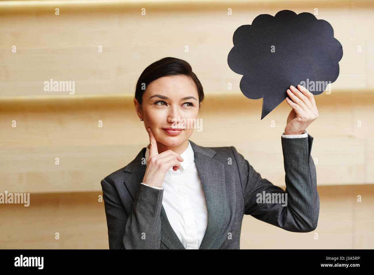 Speech bubble chat portrait hi-res stock photography and images - Alamy