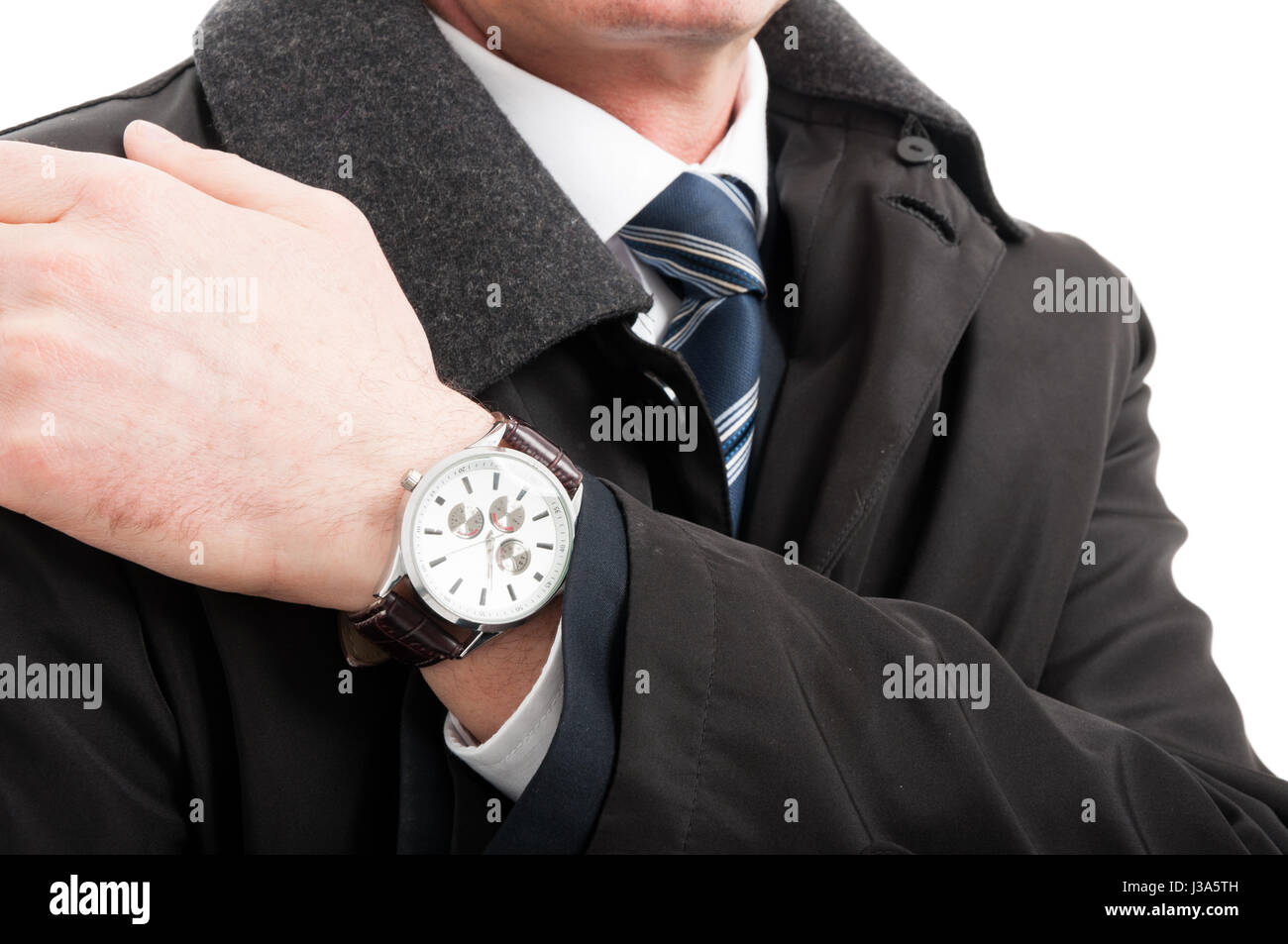 Wearing wrist watch hi-res stock photography and images - Alamy