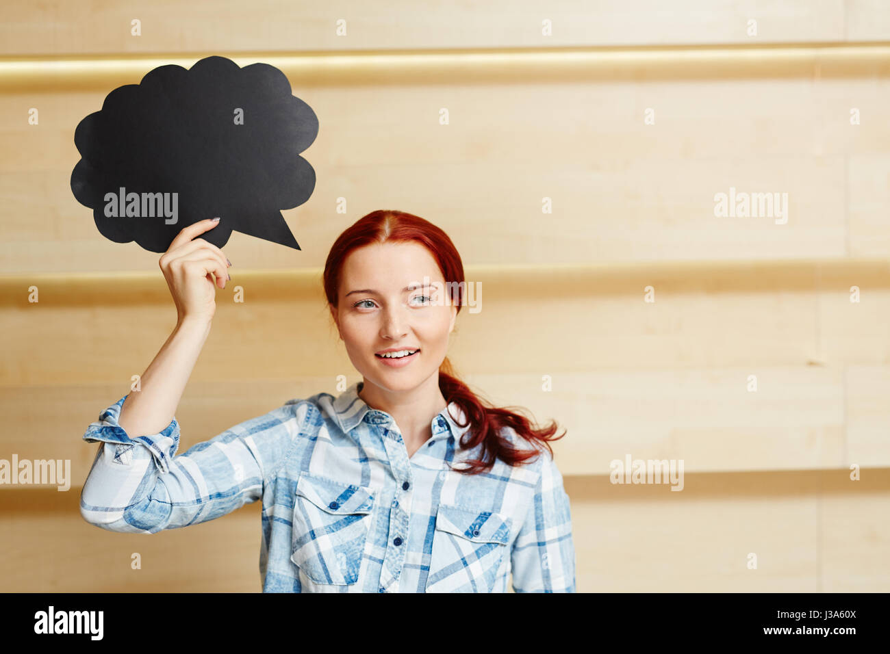 Speech bubble chat portrait hi-res stock photography and images - Alamy