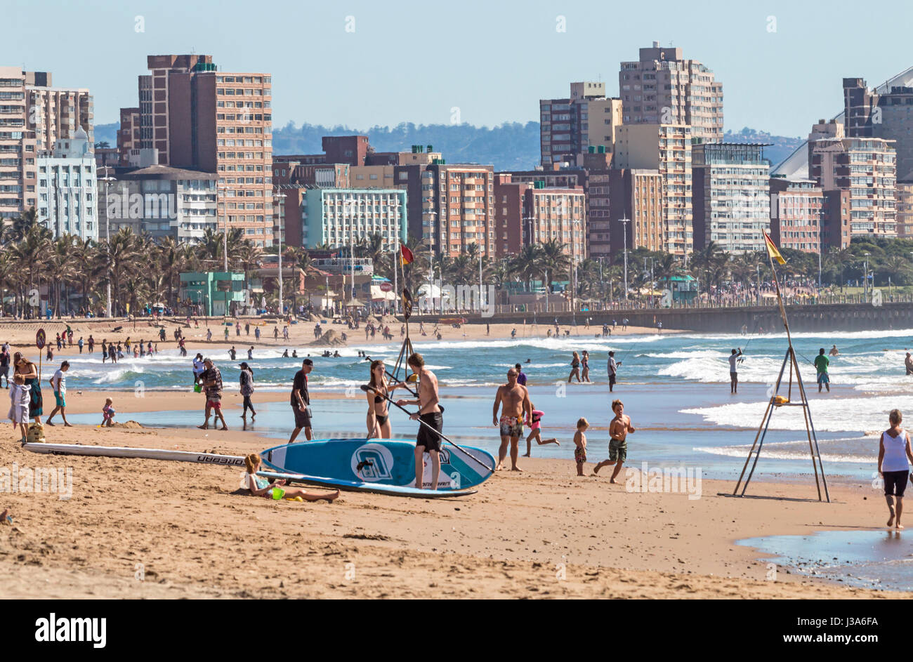 Durban beach and city hi-res stock photography and images - Alamy