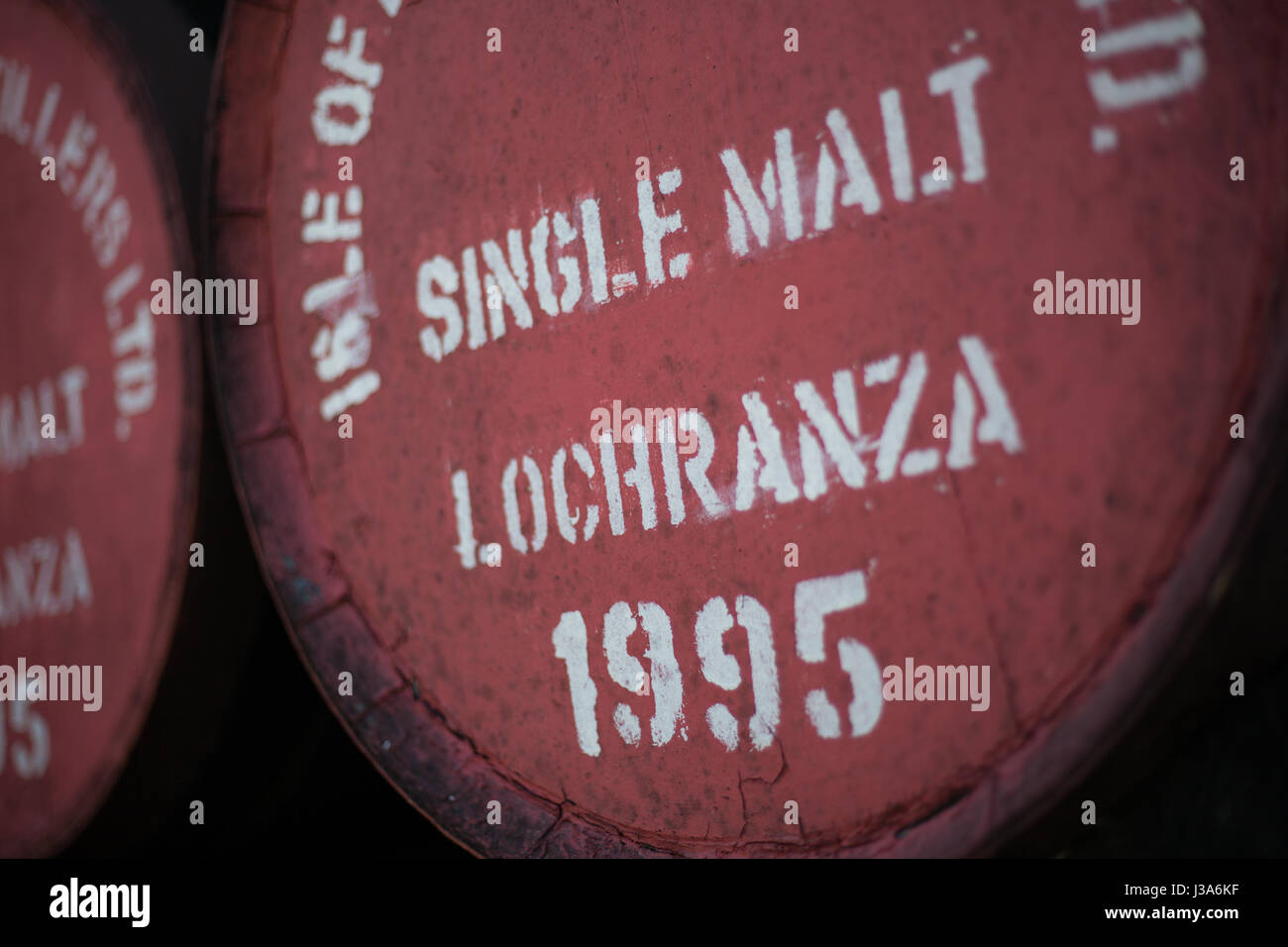 The Isle of Arran whisky distillery, in Lochranza, on Isle of Arran ...