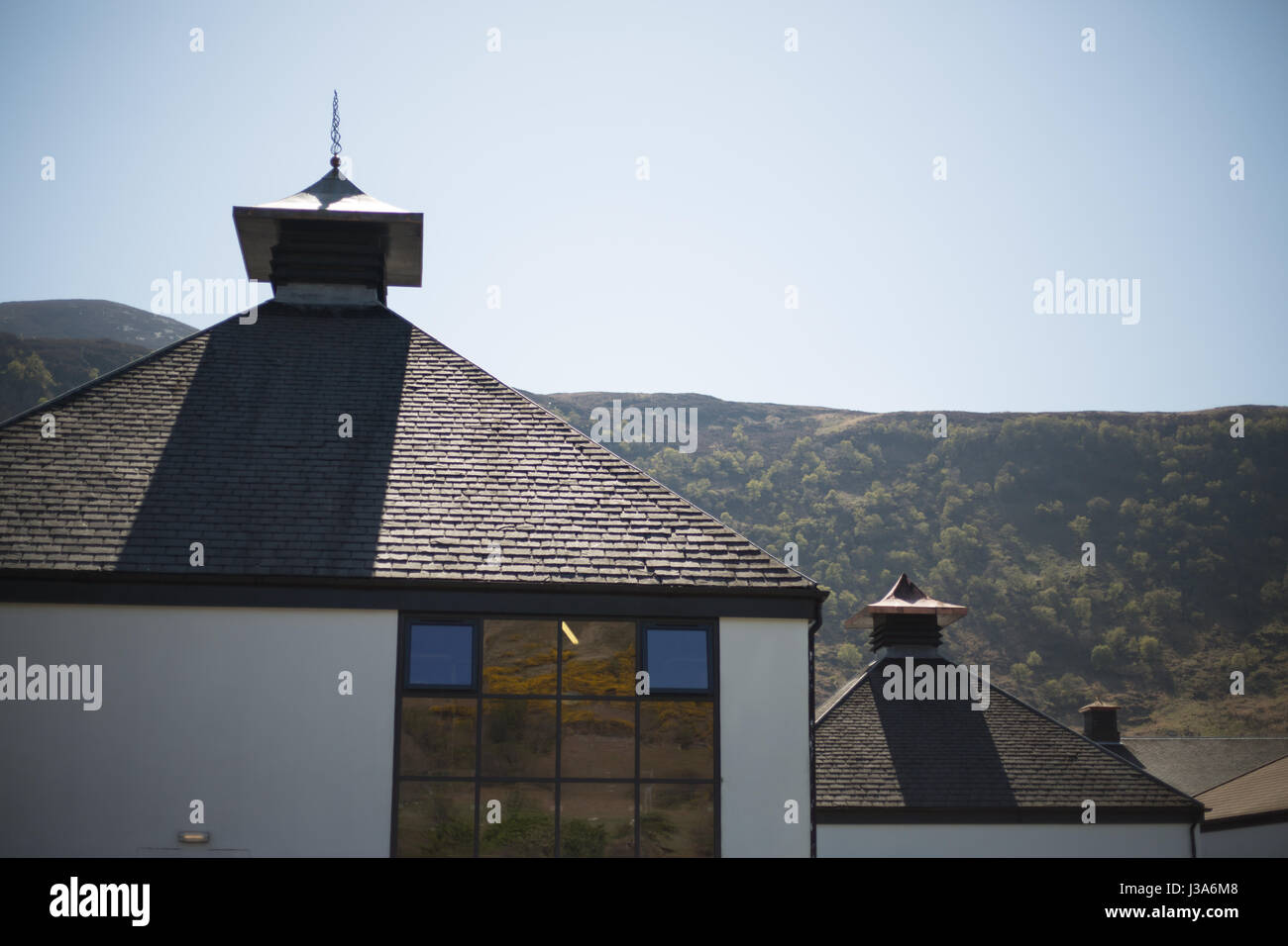 The Isle of Arran whisky distillery, in Lochranza, on Isle of Arran, Scotland, on 3 May 2017 ...