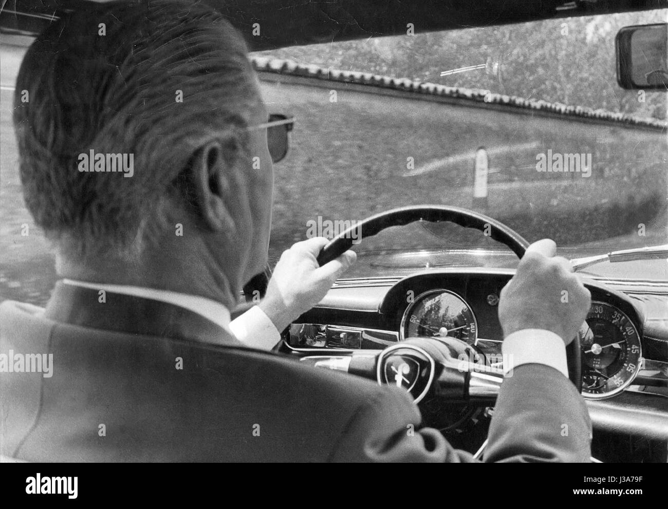 Car driver, 50s Stock Photo - Alamy