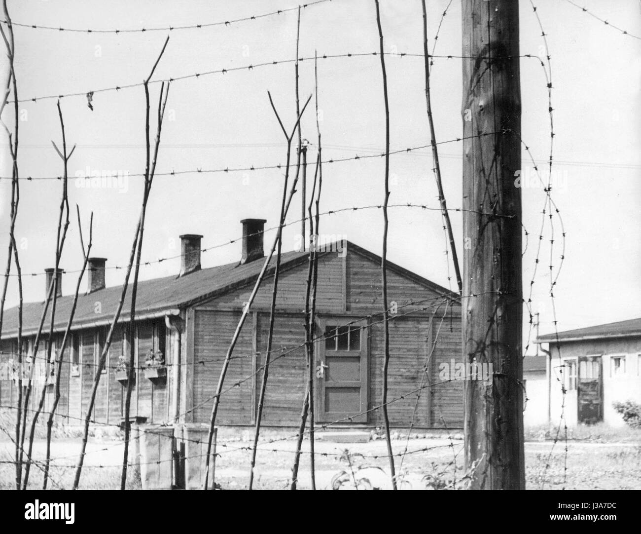 Refugee fence Black and White Stock Photos & Images - Alamy