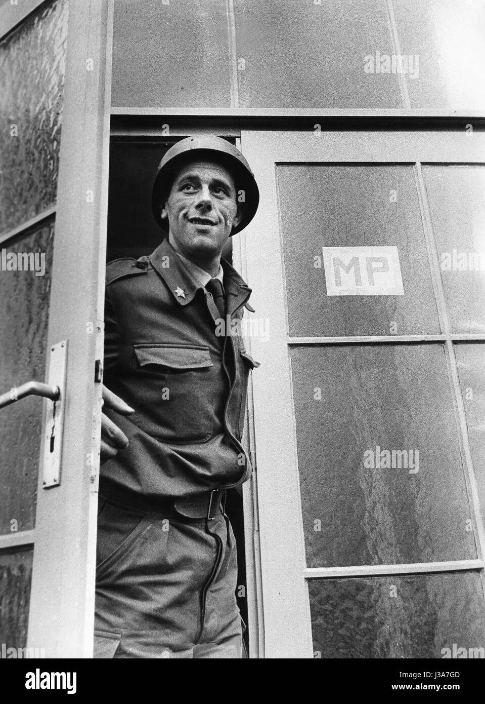 Feldjaeger in Andernach, 1956 Stock Photo - Alamy