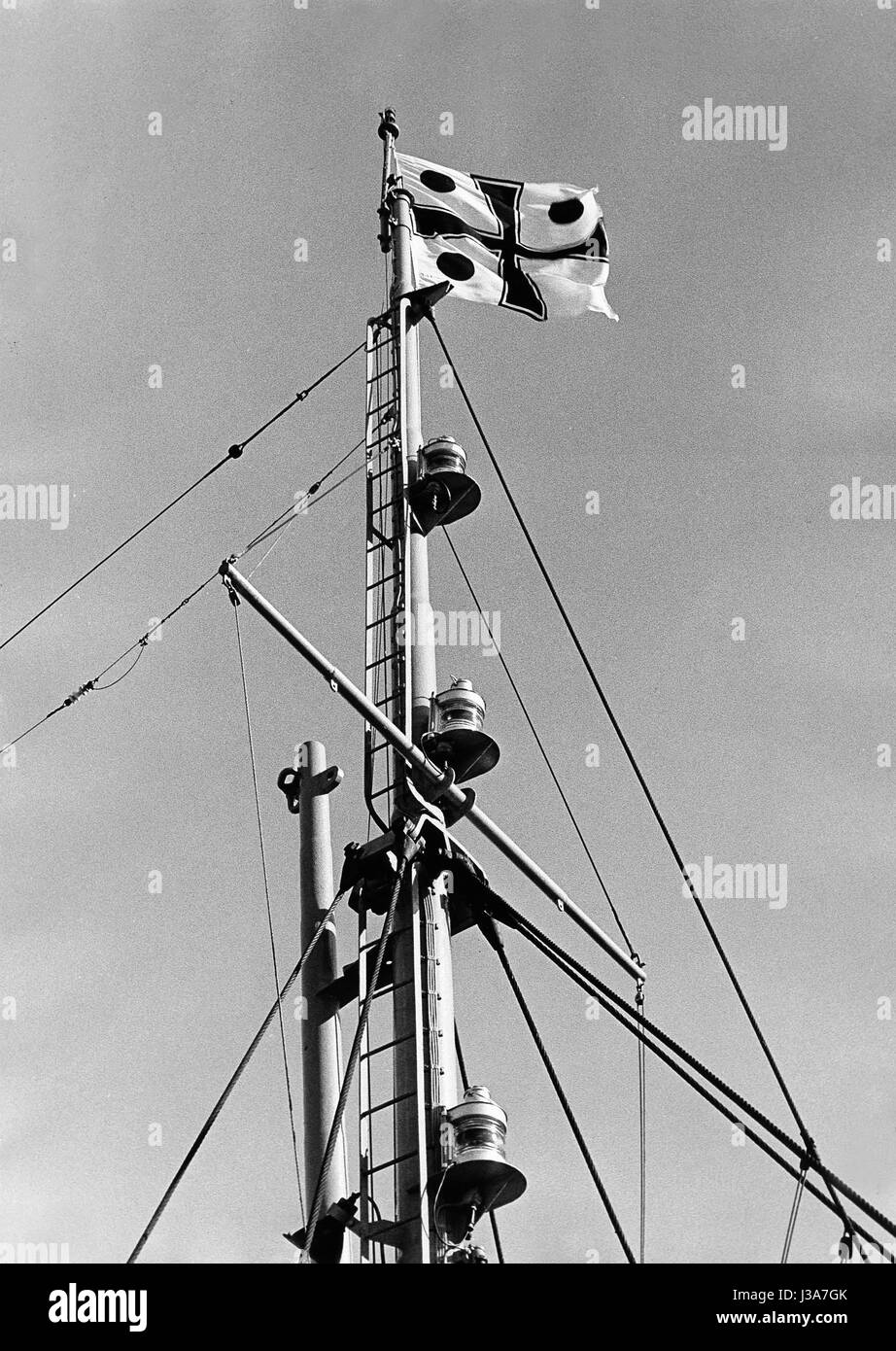 Standard of the Bundesmarine, 1957 Stock Photo - Alamy