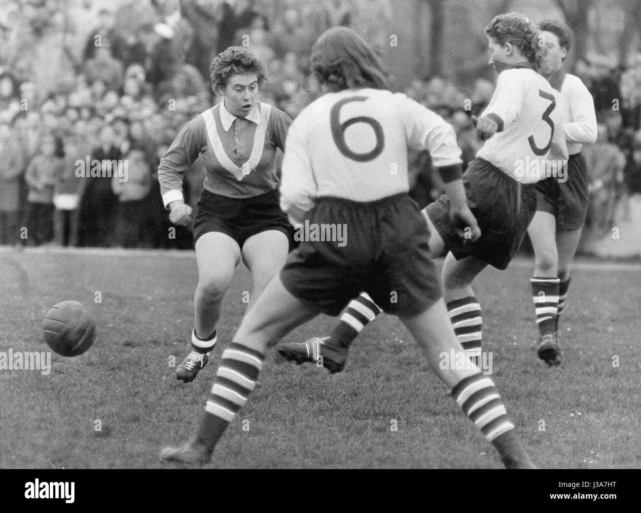Football team female Black and White Stock Photos & Images - Alamy