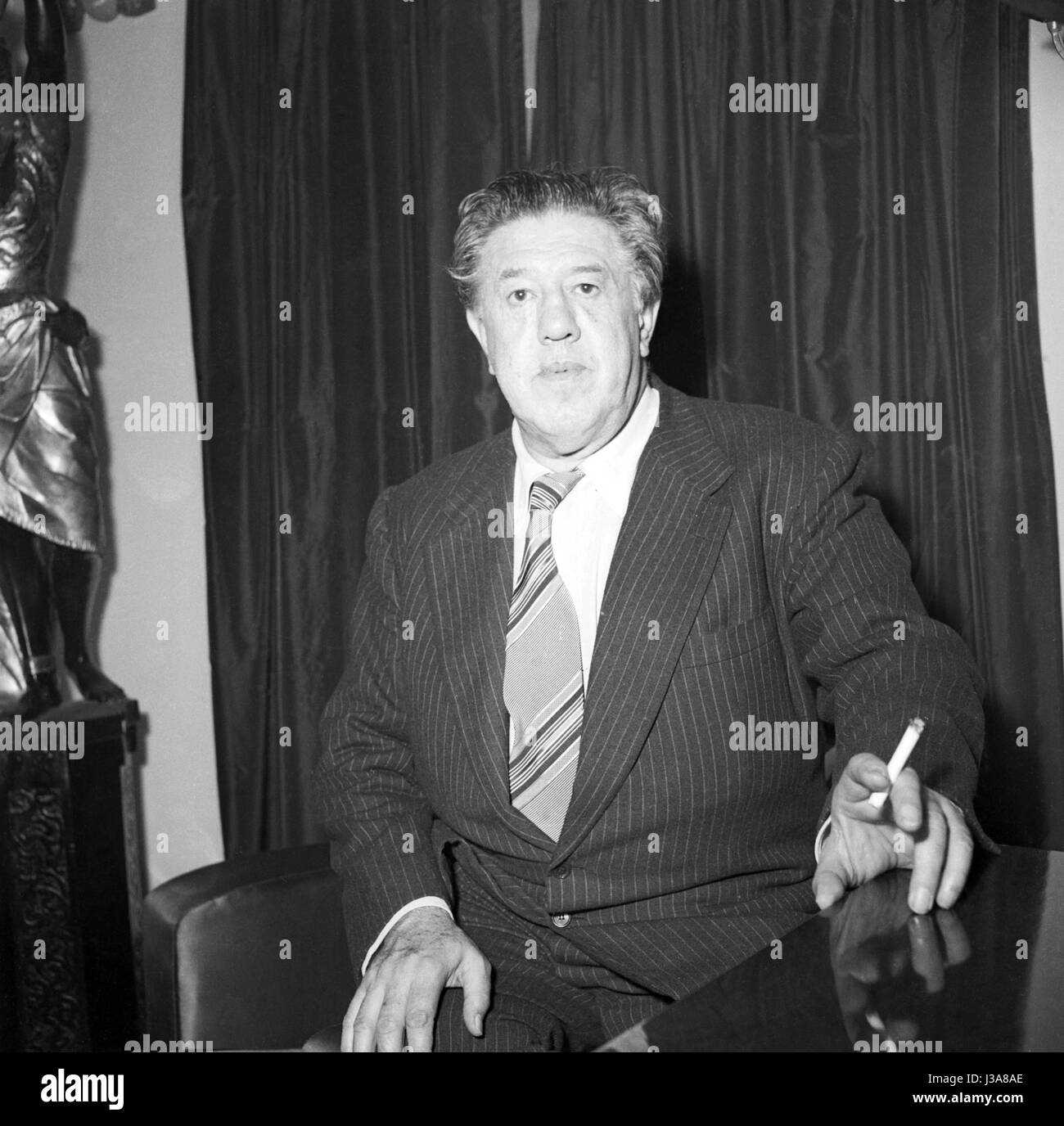 Swiss actor Michel Simon, c.1958 Stock Photo - Alamy