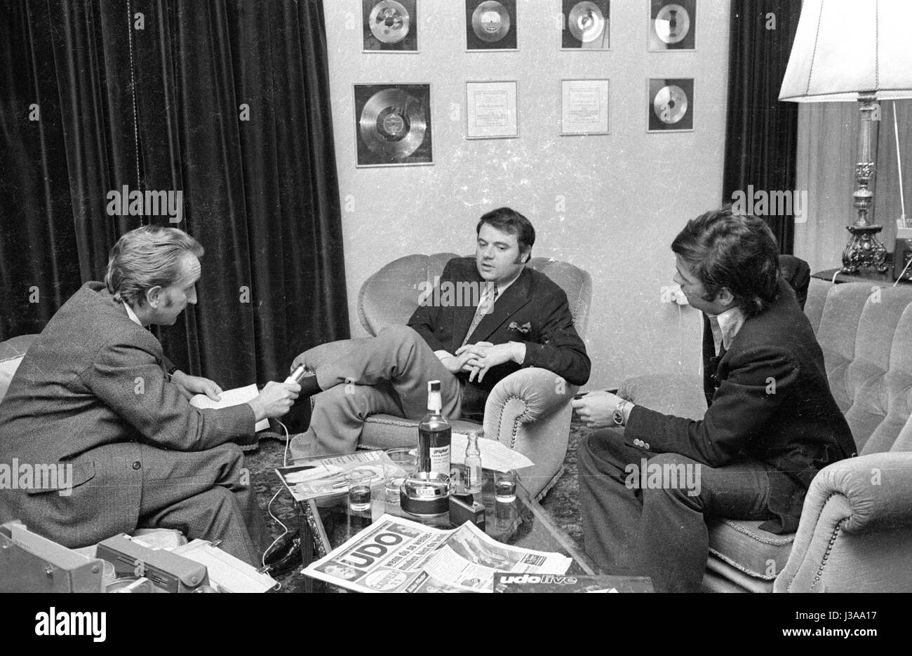 Interview with Hans Rudolf Beierlein, 1970 Stock Photo - Alamy