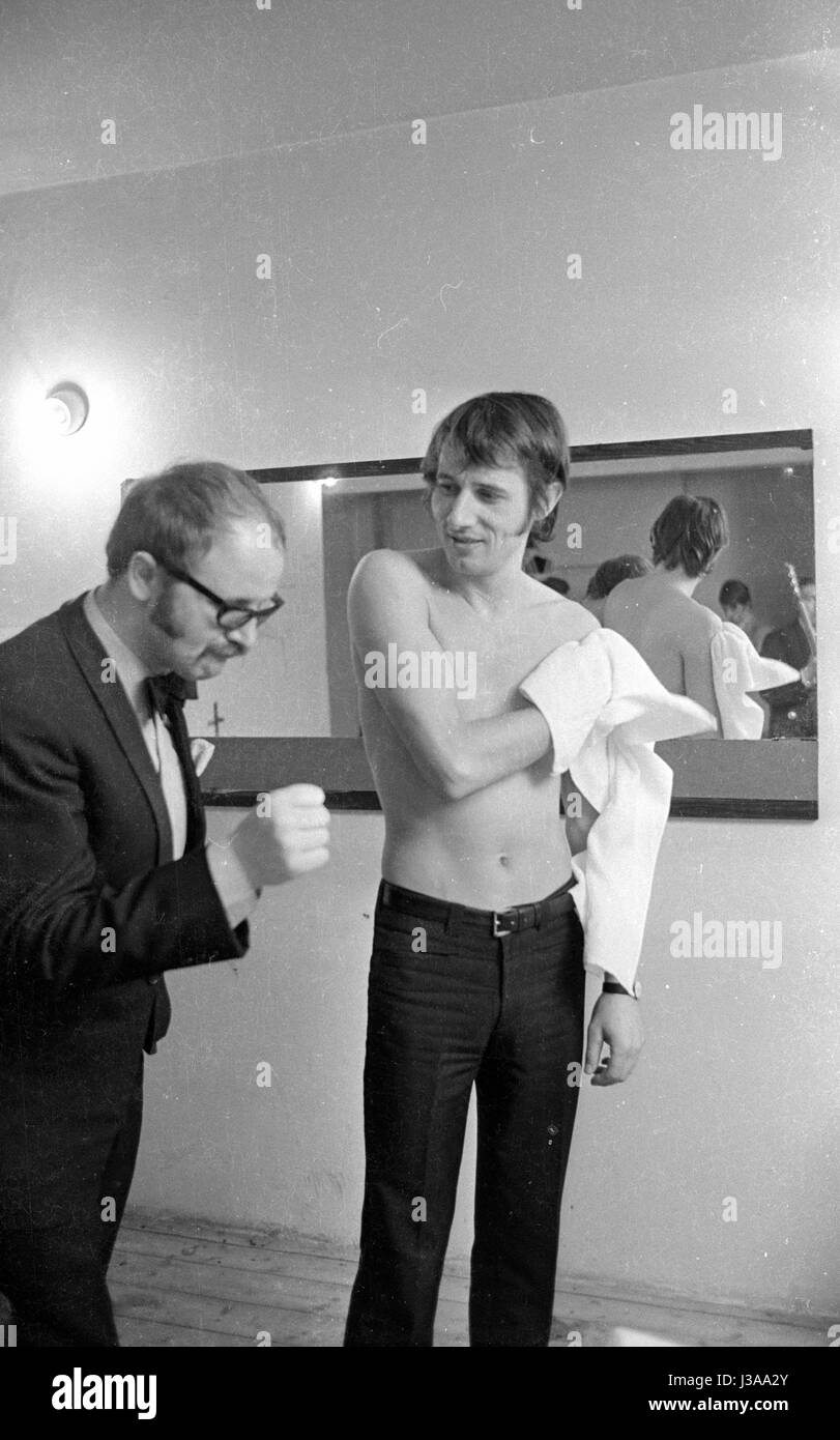 Star dressing room Black and White Stock Photos & Images - Alamy