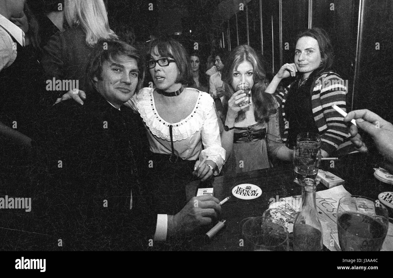 Toni Netzle at the 10th anniversary of the Alter Simpl, Munich 1970 ...