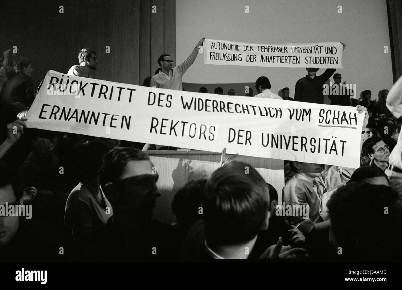 Students at the university in Berlin, 1967 Stock Photo - Alamy