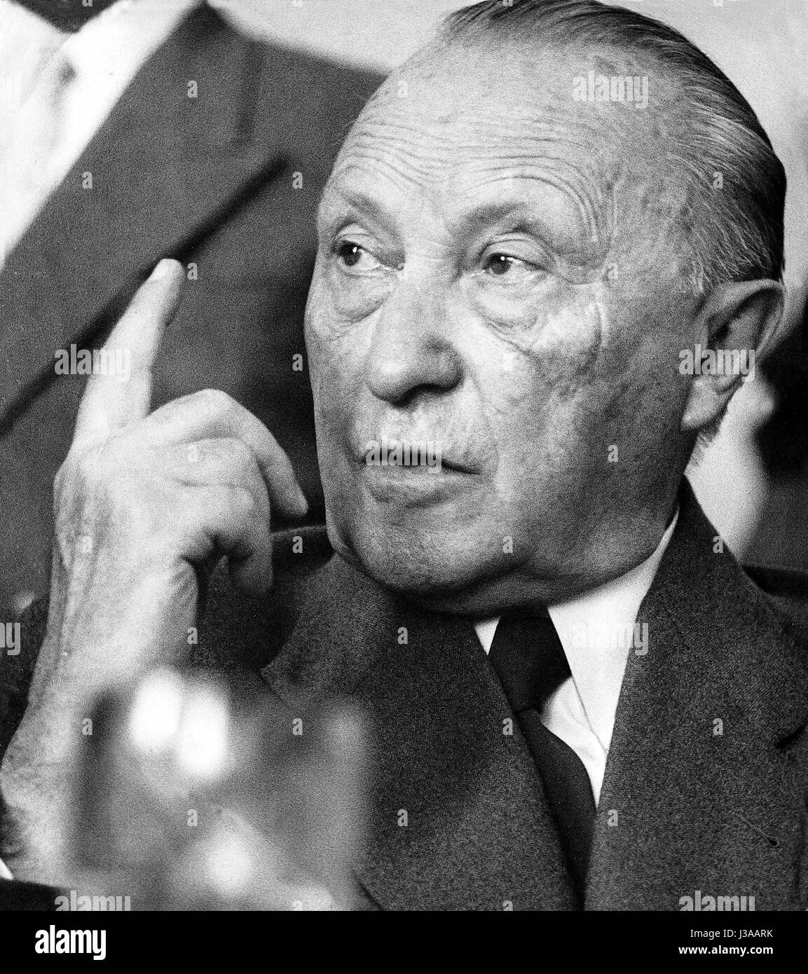 Konrad Adenauer, 1955 Stock Photo - Alamy