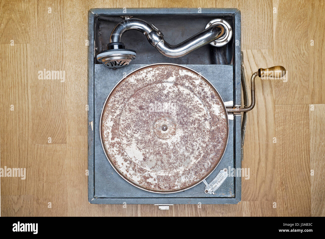 Vintage turntable vinyl record player Stock Photo - Alamy