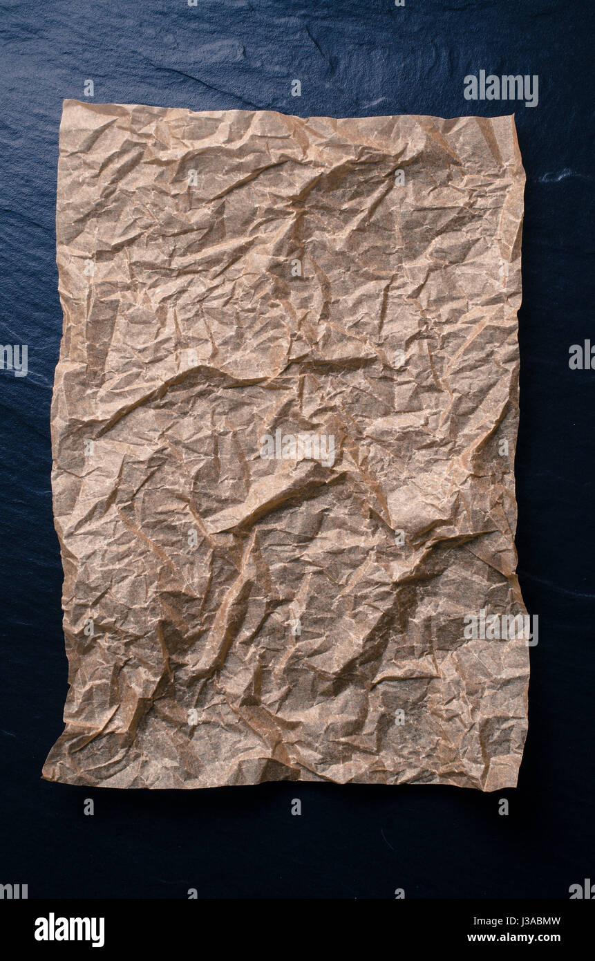 Crumpled paper background Stock Photo - Alamy