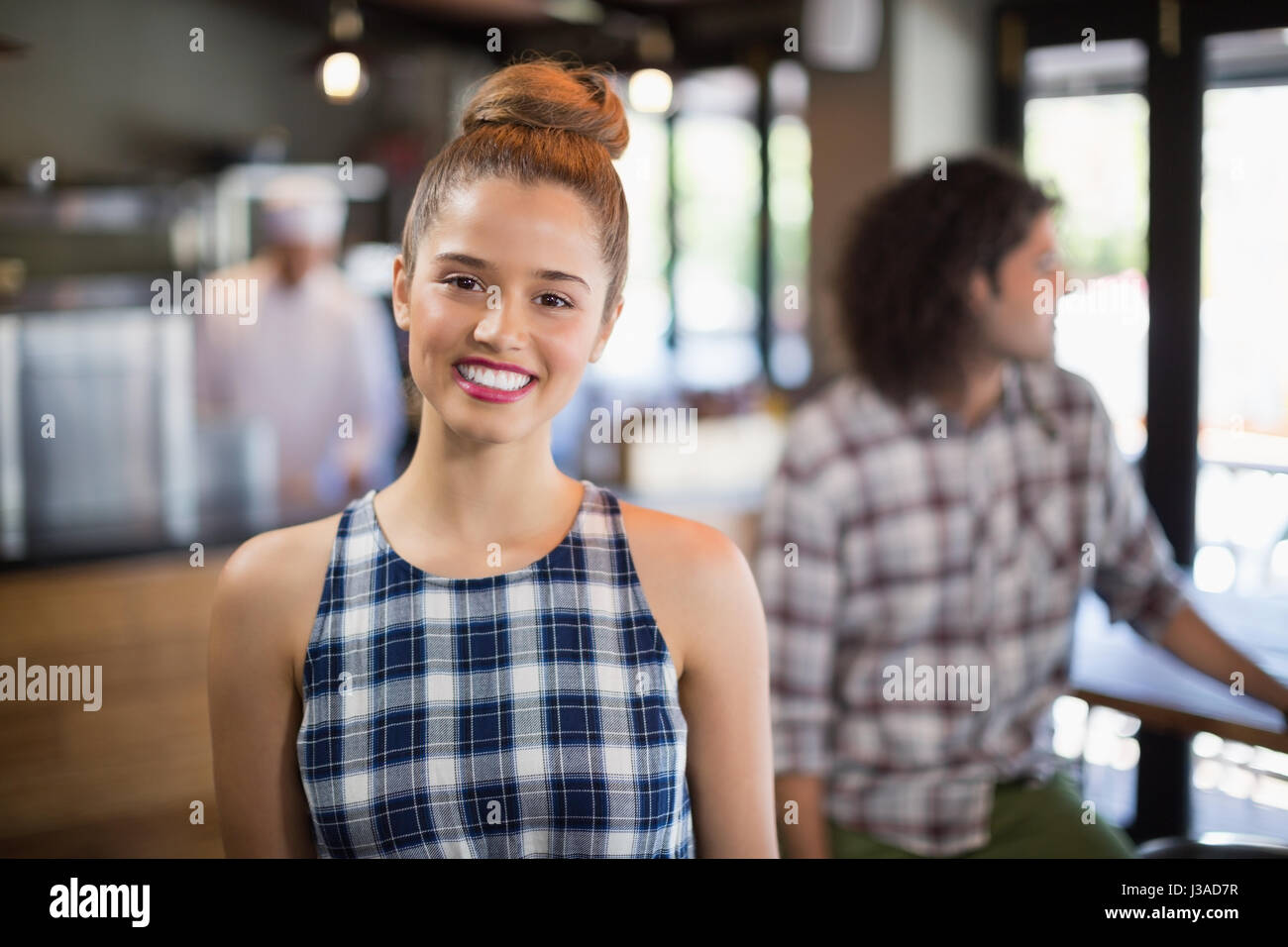 Beautiful french woman in brown hi-res stock photography and images - Alamy