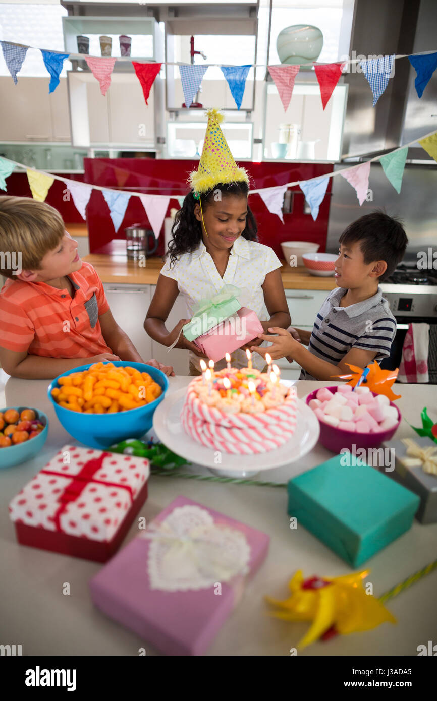Giving Birthday Presents
