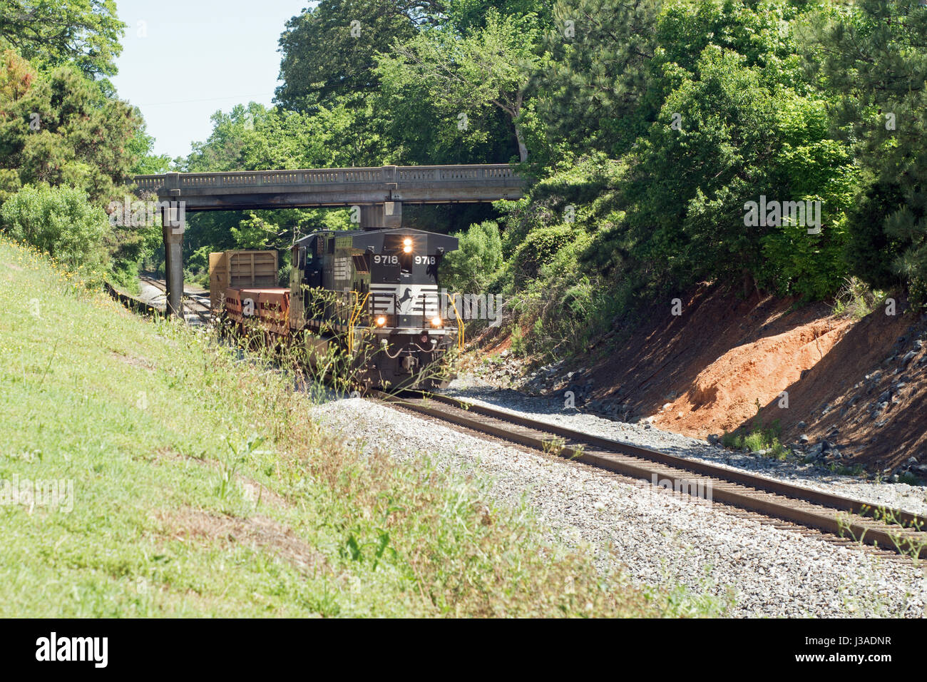 Train tracks with lots of greenery hi-res stock photography and images ...