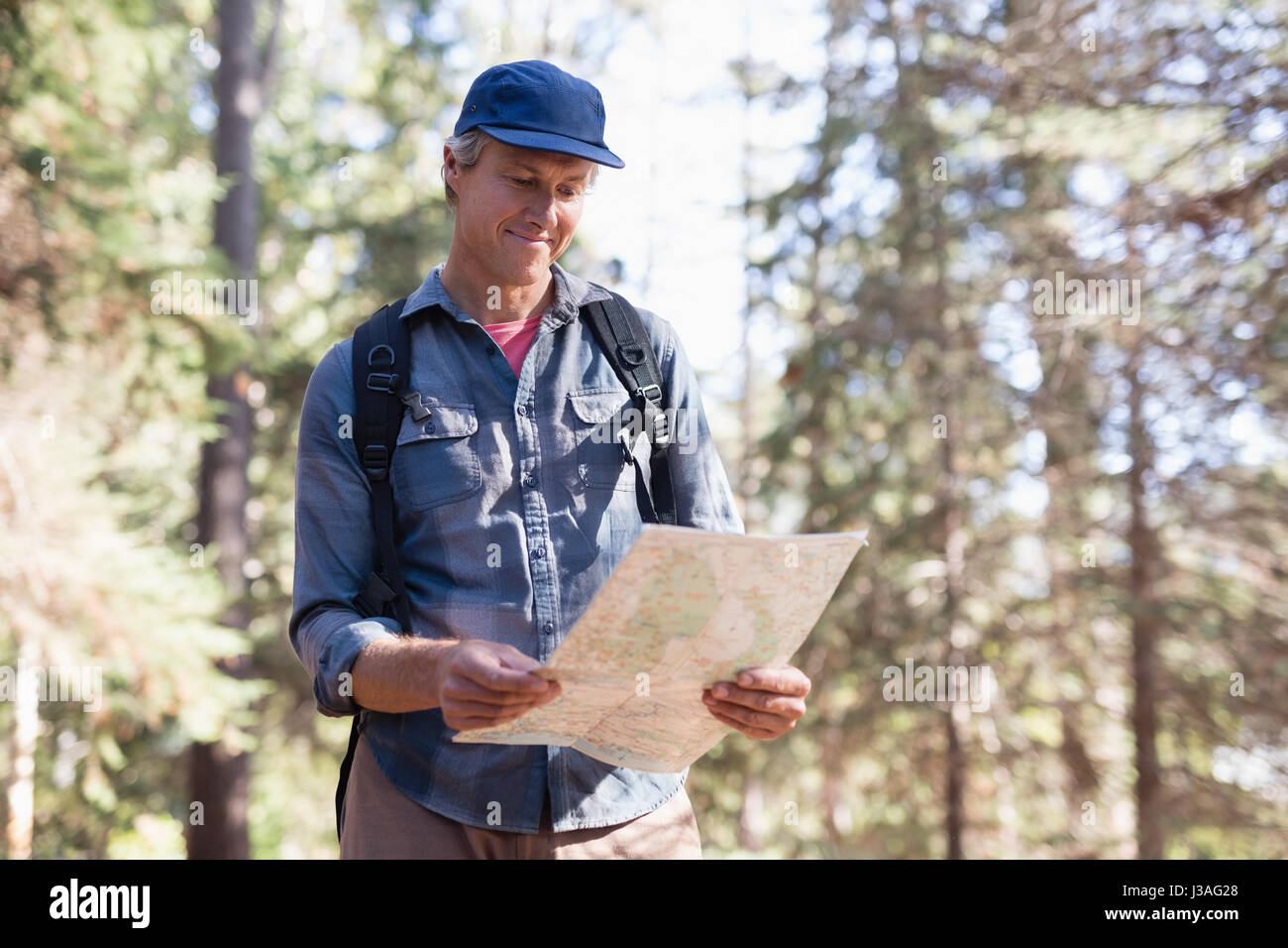 American map reading hi-res stock photography and images - Alamy