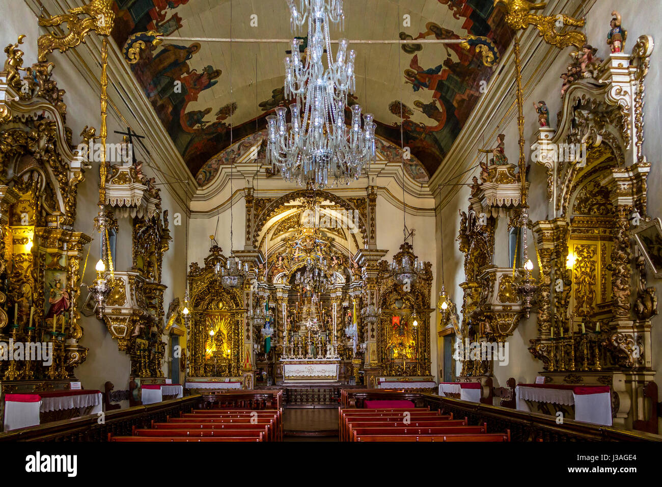 Interior of Catedral Basilica Nossa Senhora do Pilar (Cathedral ...