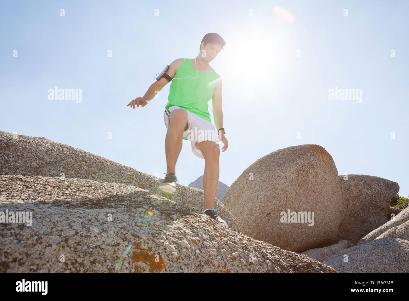 Jump rock hi-res stock photography and images - Alamy
