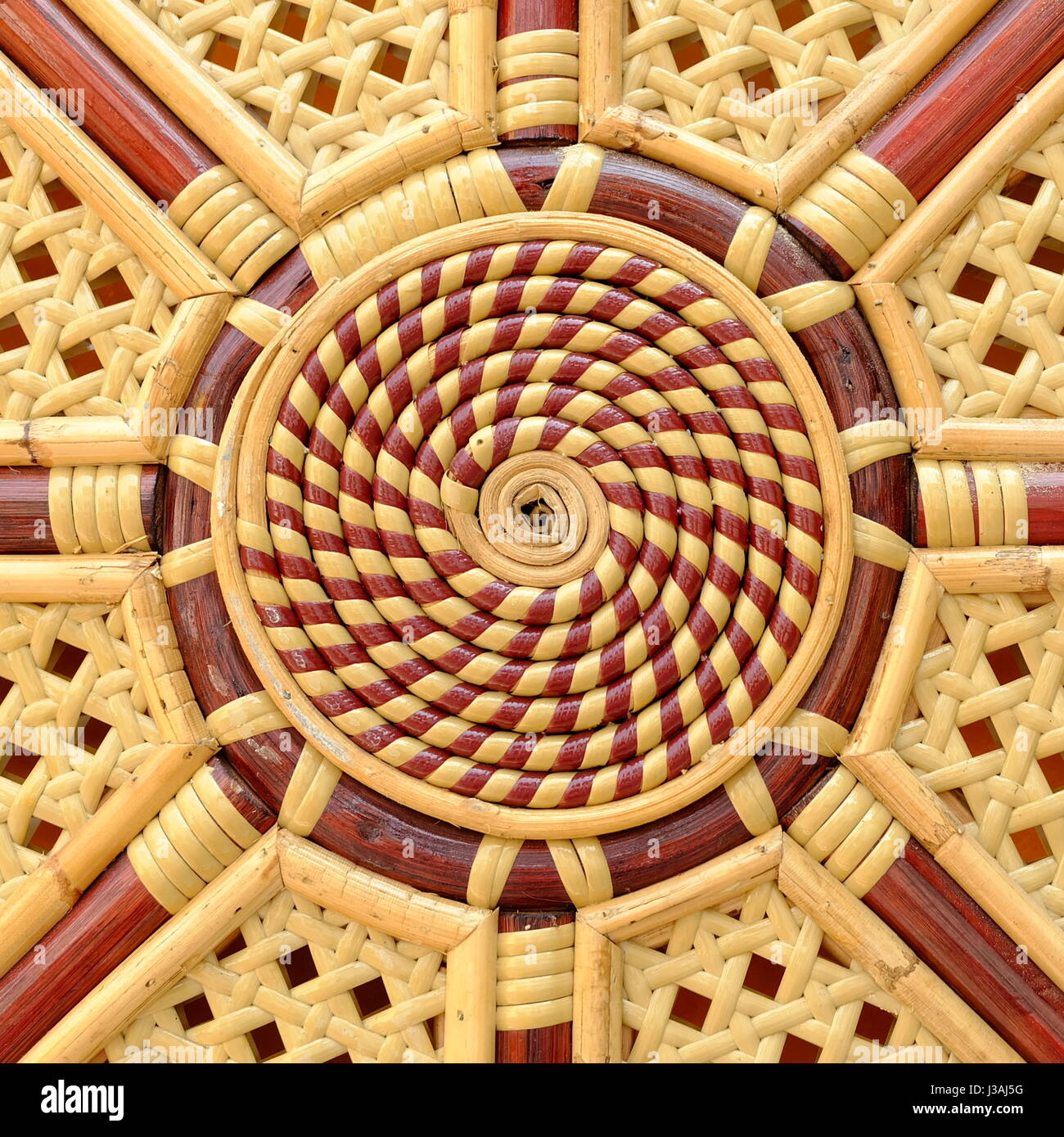 Back of Wicker Chair Background Stock Photo - Alamy
