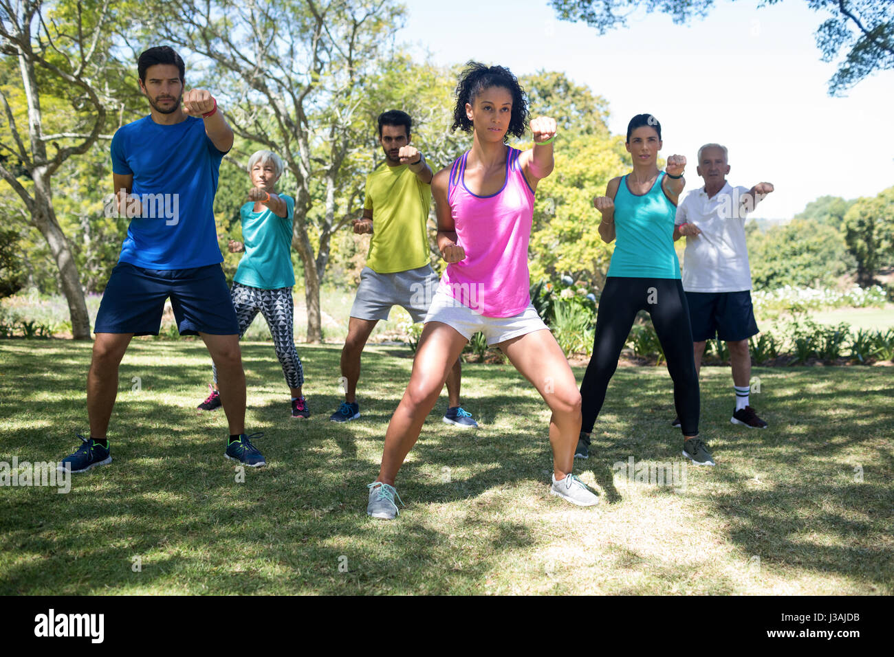 Indian elderly exercising hi-res stock photography and images - Alamy