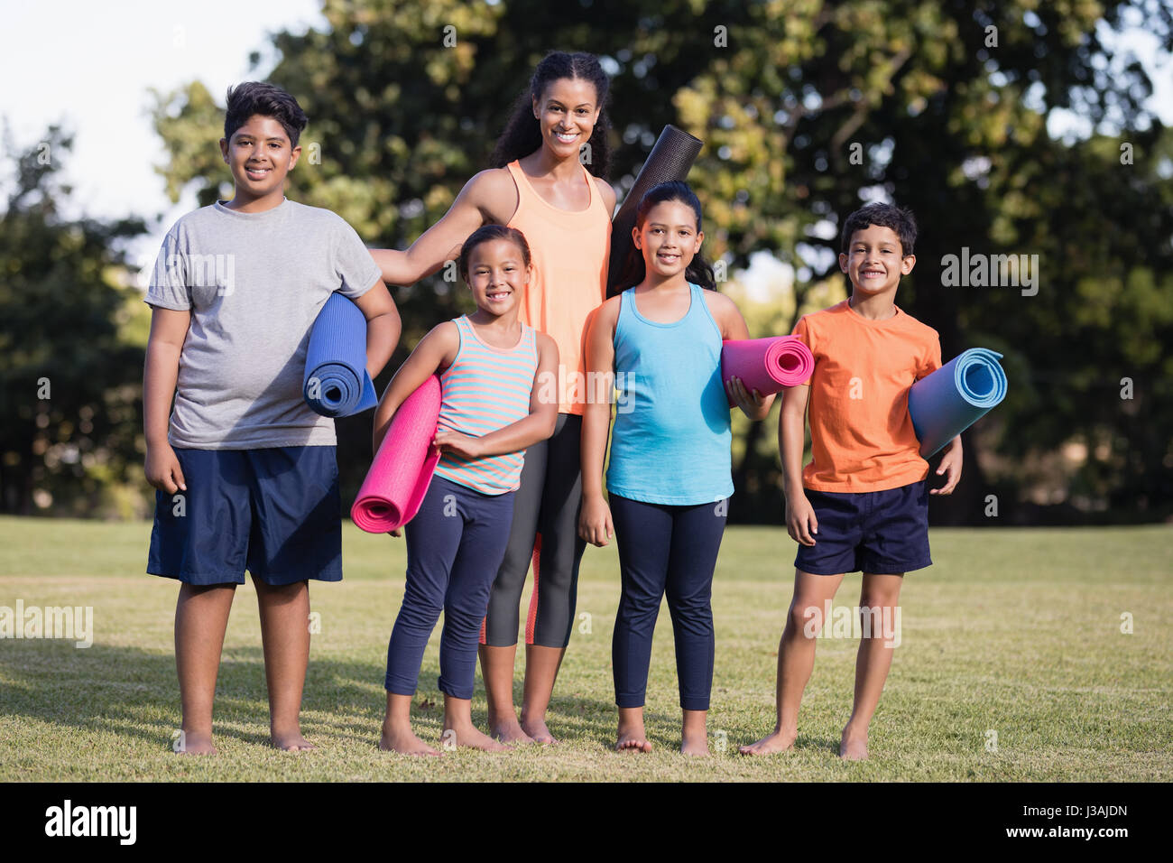 Children summer camp instructor hi-res stock photography and images - Alamy