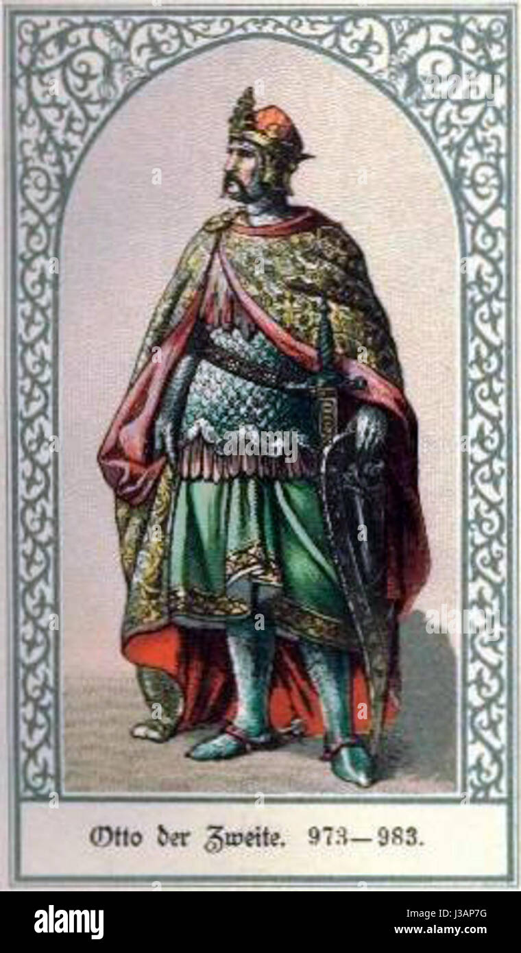 Die deutschen Kaiser Otto II Stock Photo - Alamy