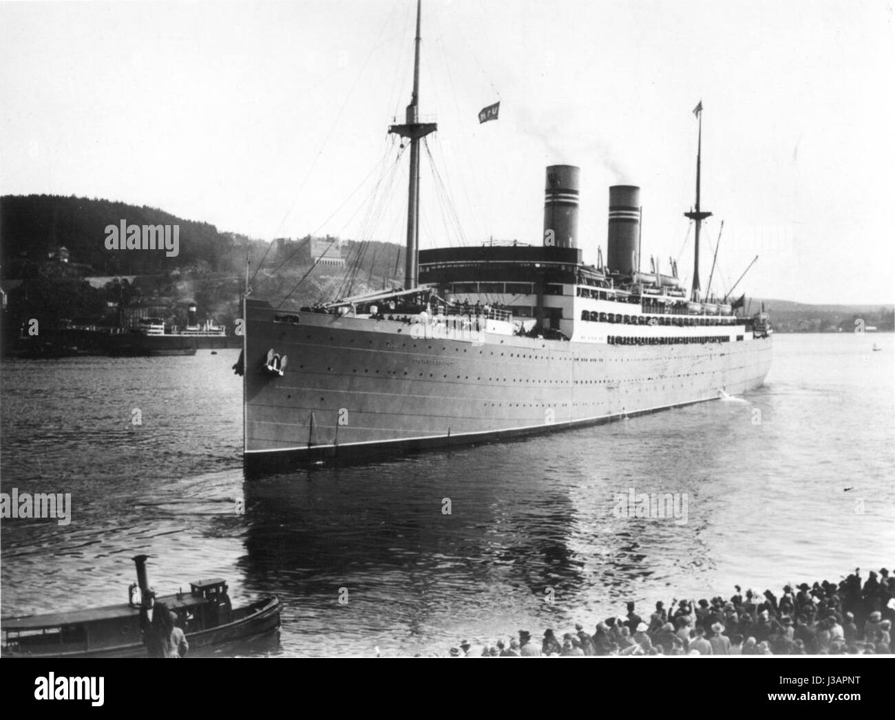The DS Stavangerfjord was a passenger ship in the early 20th century ...