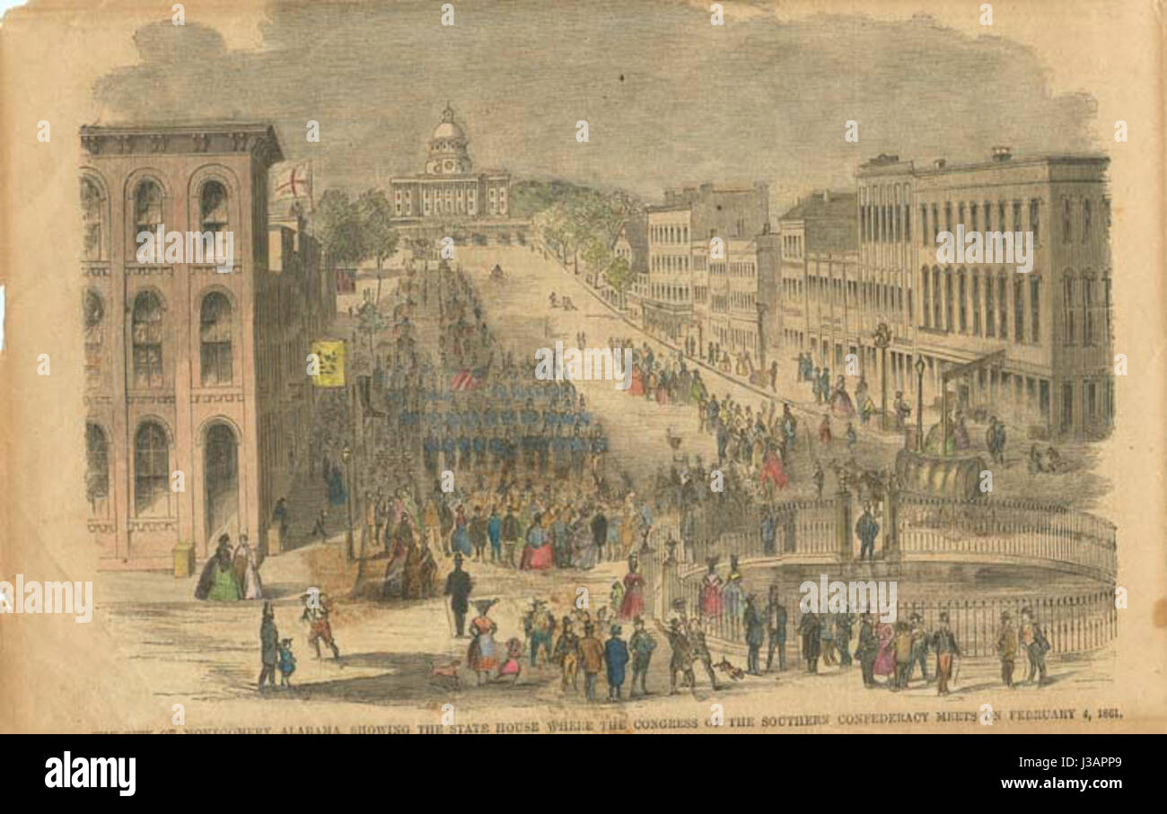 Dexter Avenue Montgomery 1861 color Stock Photo - Alamy
