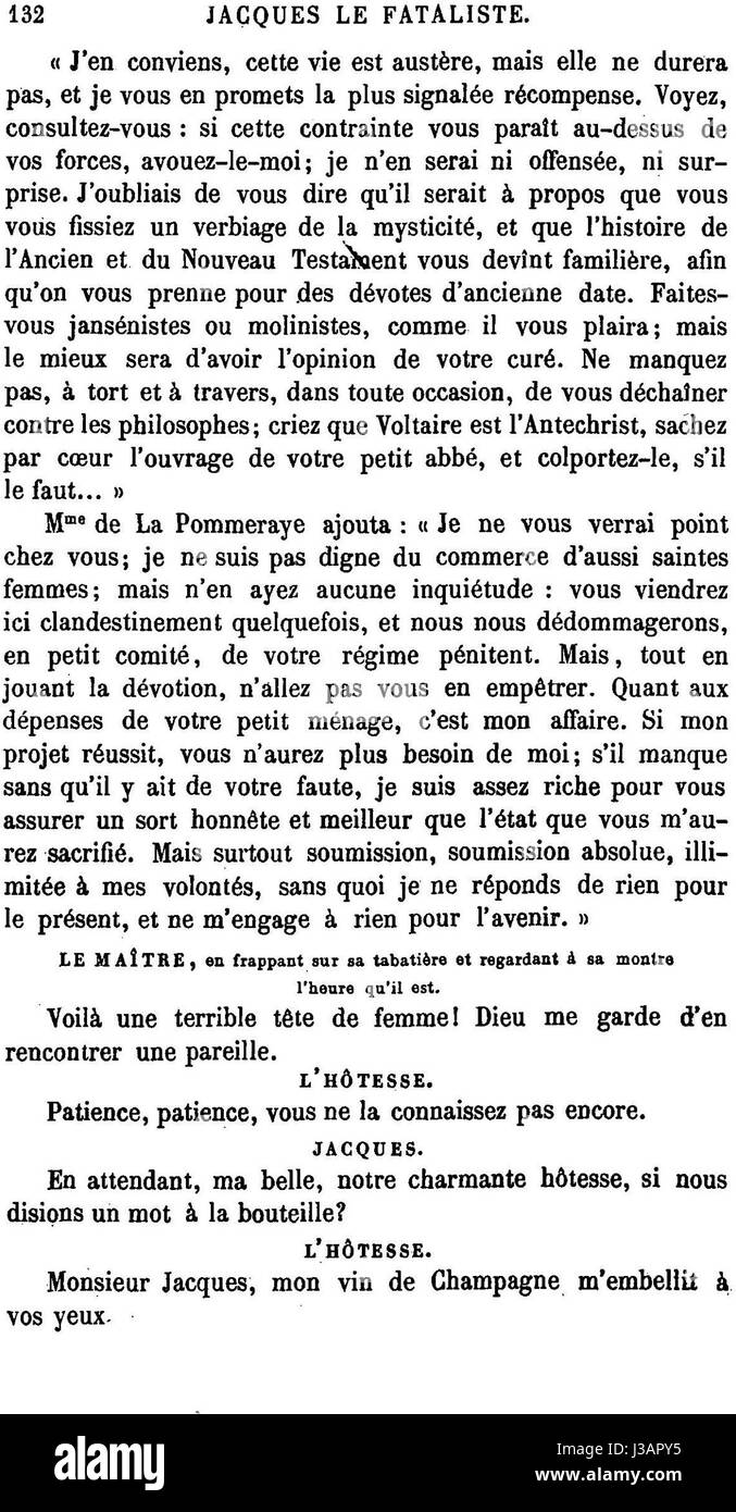 Jacques le Fataliste, a novel by Denis Diderot, is a work of ...