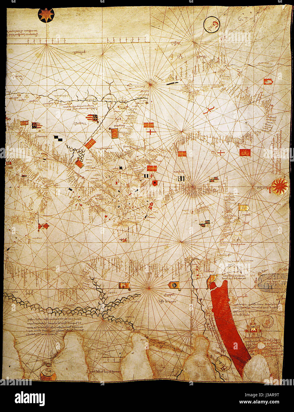 Portolan chart mediterranean hi-res stock photography and images - Alamy