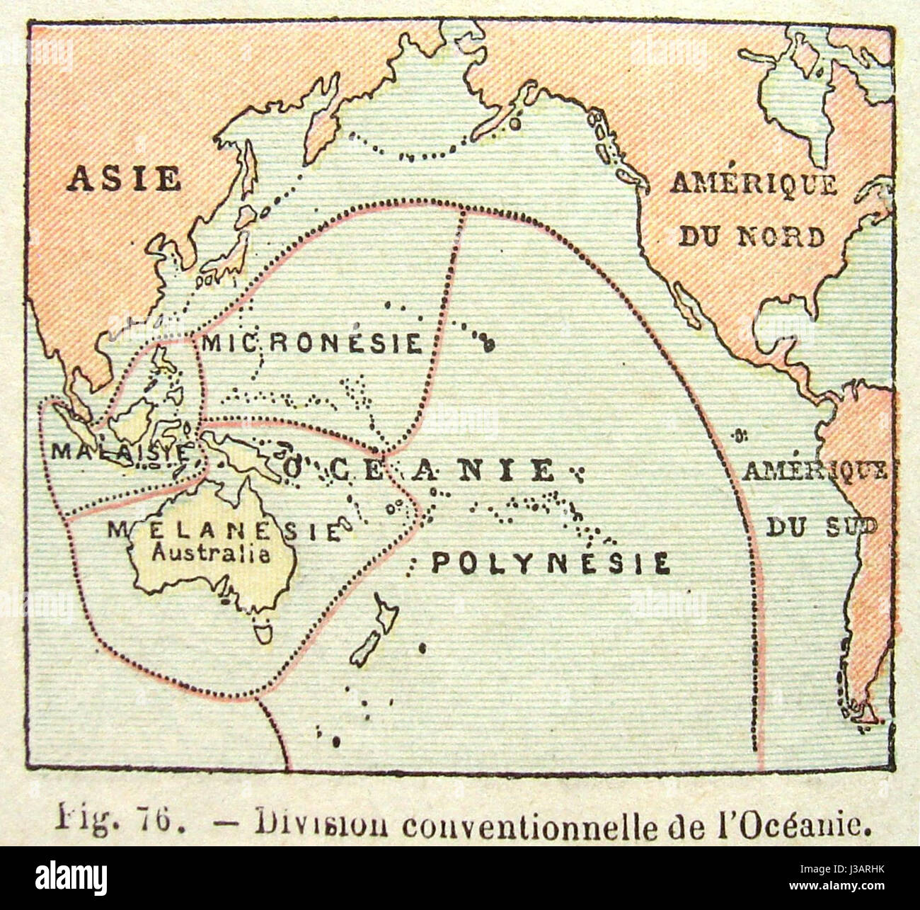 Map of oceanie hi-res stock photography and images - Alamy