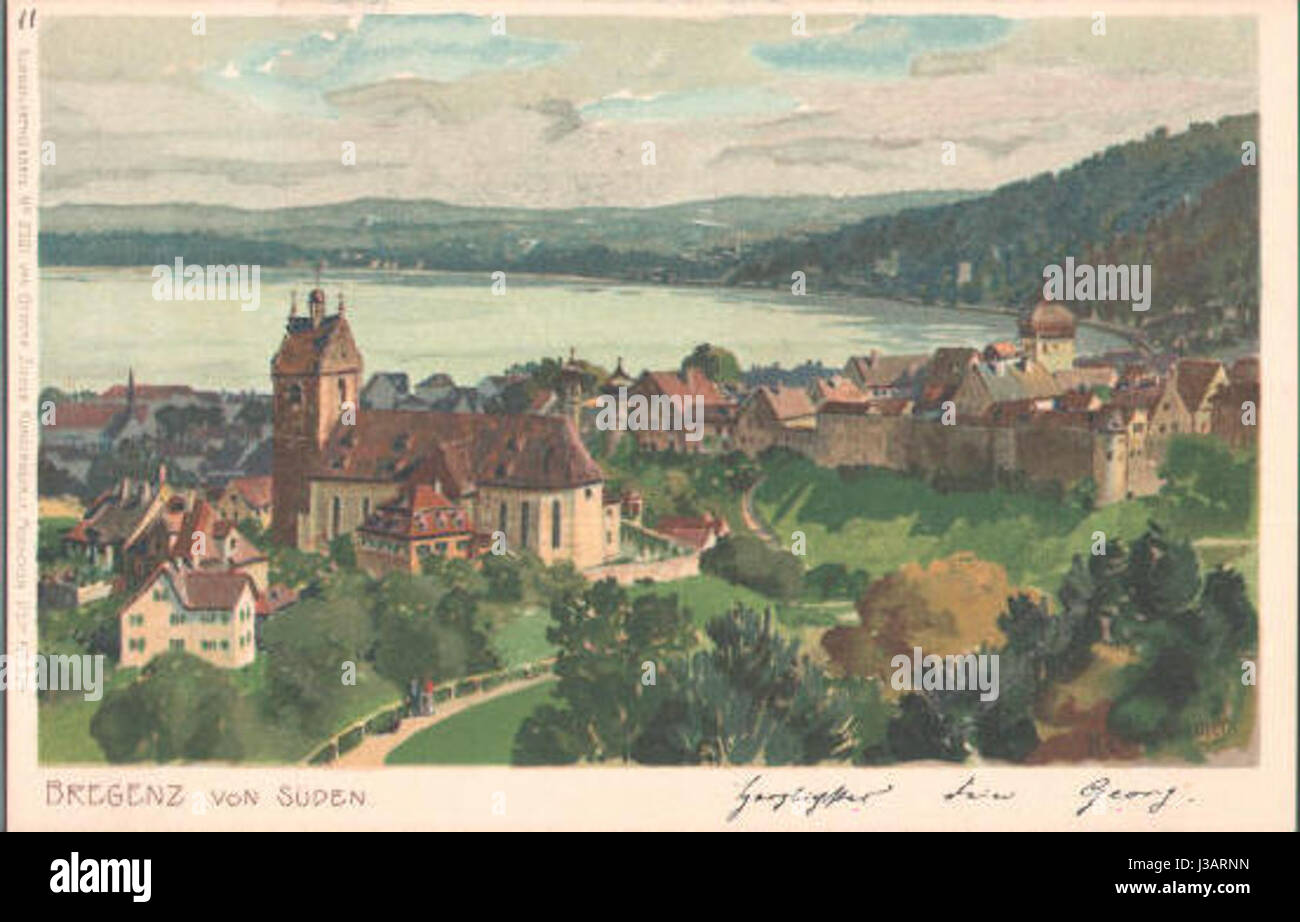 Bregenz map hi-res stock photography and images - Alamy